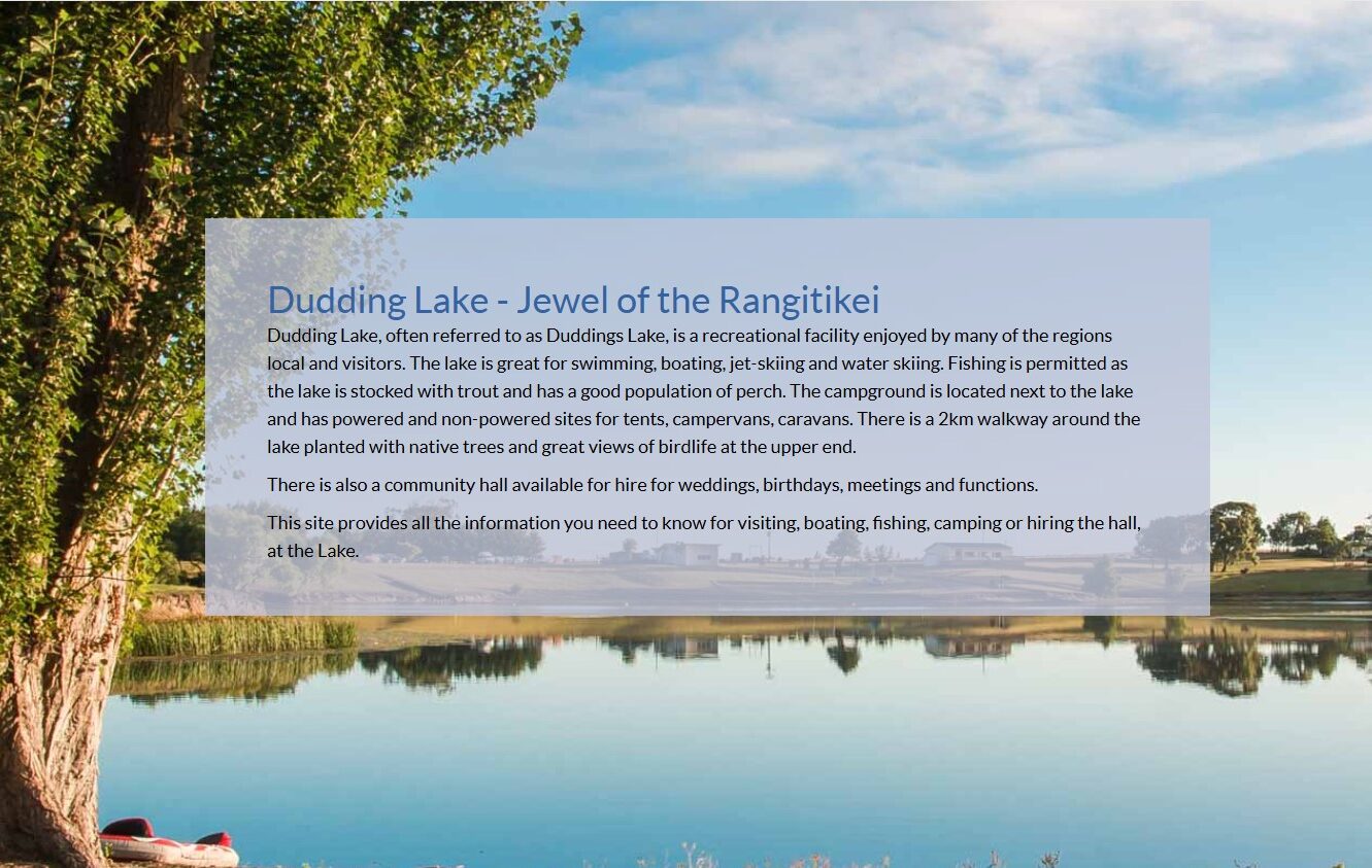 Accommodation – Bulls and District Community Trust